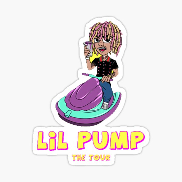 "LIL PUMP MERCH Essential T-Shirt New" Sticker for Sale by Mahoney54 ...
