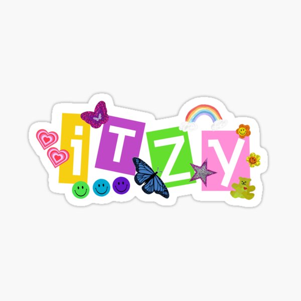 "ITZY (collage)" Sticker for Sale by lovely-day | Redbubble