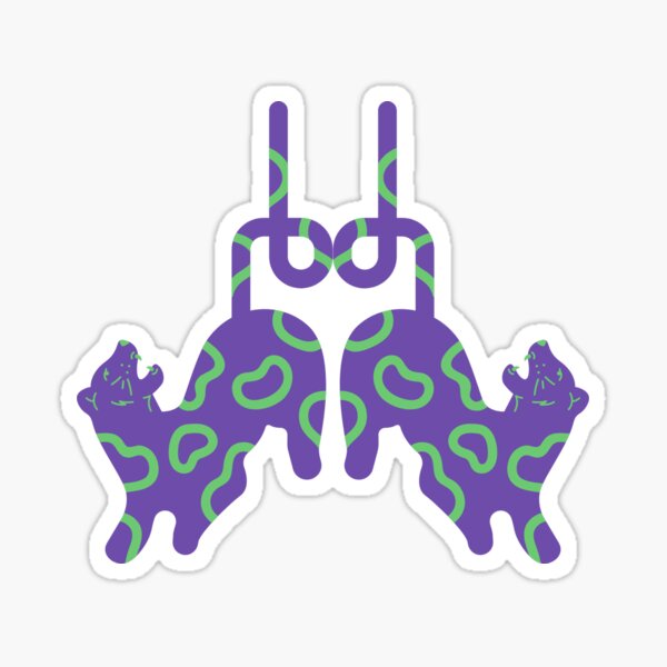 "Purple Tiger" Sticker by Artisan-Gallery | Redbubble