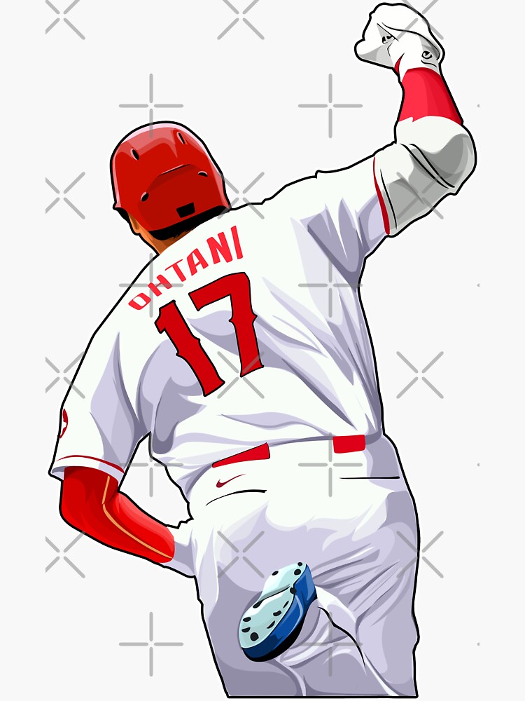 "Shohei Ohtani #17 Hand Sign" Sticker for Sale by 86Footwork | Redbubble