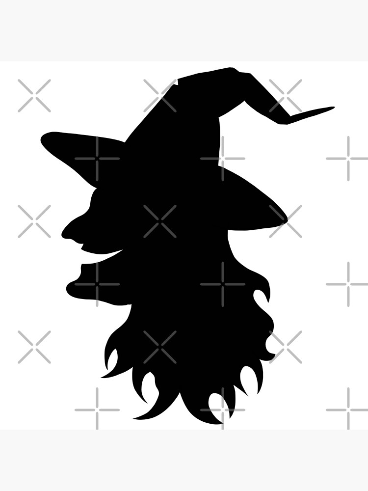 "Halloween Witch Shadow Design" Poster for Sale by ravexart | Redbubble