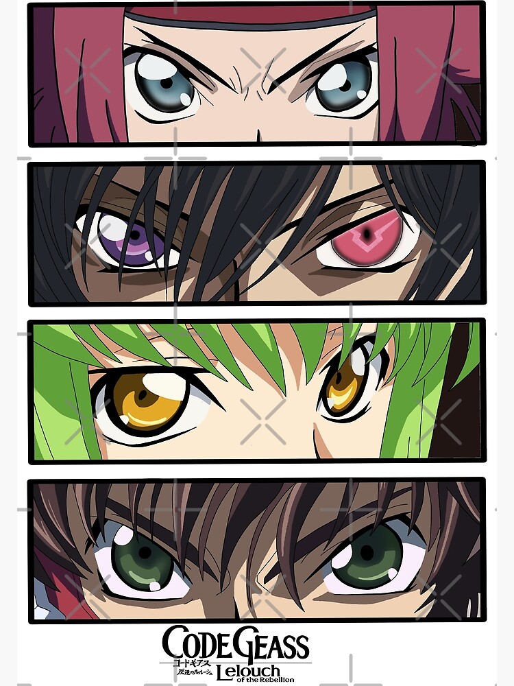 "Code Geass main characters" Poster for Sale by BentoPrint | Redbubble