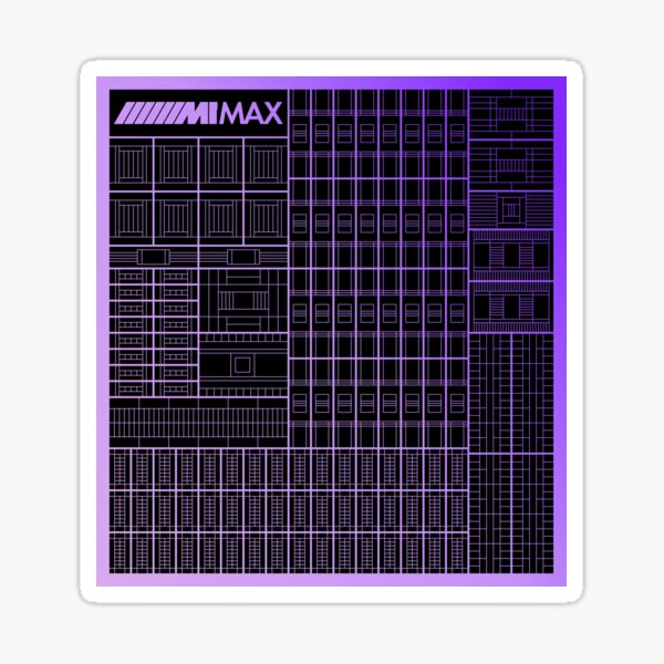 "Apple M1 Max Chip Die Shot" Sticker for Sale by zulfikangga | Redbubble