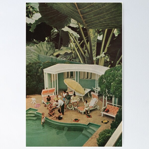 "Poolside" Poster for Sale by Emily Miles | Redbubble