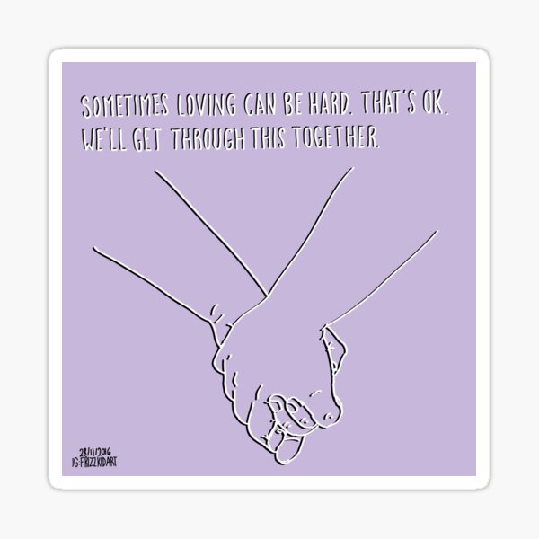 "Together" Sticker for Sale by thefrizzkid | Redbubble