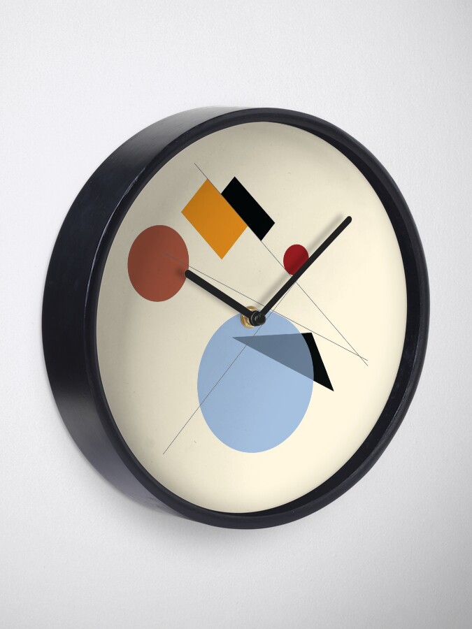 "Bauhaus" Clock by closeddoor | Redbubble