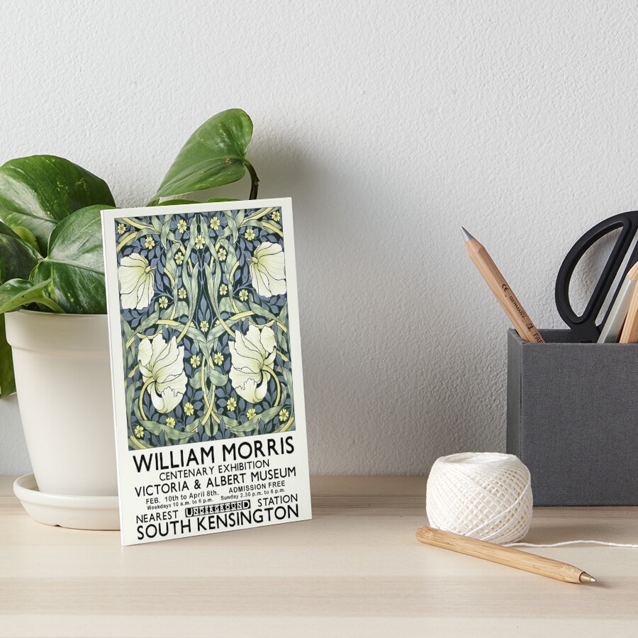 Impression rigide « Impression de décoration murale William Morris, Art ...