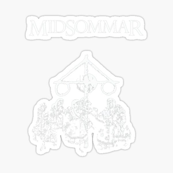 "Midsommar (ᛒ) Classic " Sticker by gazelleeverywhe | Redbubble