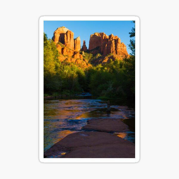 "Cathedral Rock" Sticker by BGSPhoto | Redbubble