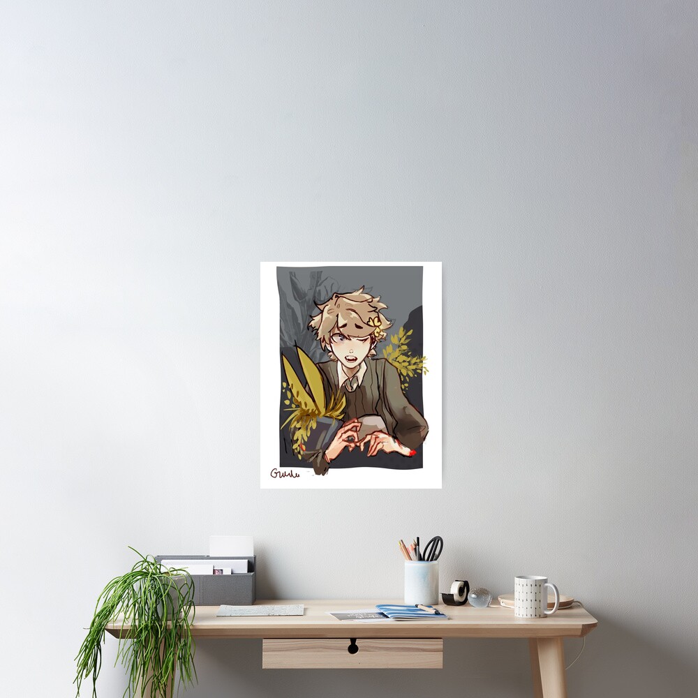 "basil omori design" Poster for Sale by CrowleeRB | Redbubble