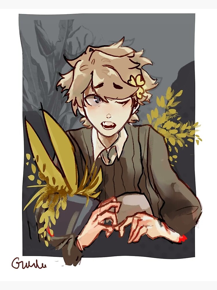 "basil omori design" Poster for Sale by CrowleeRB | Redbubble