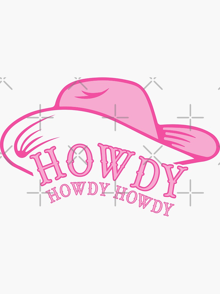 "Pink Howdy Cow Girl, cowgirl, howdy, cowboy, yeehaw, pink, cow ...