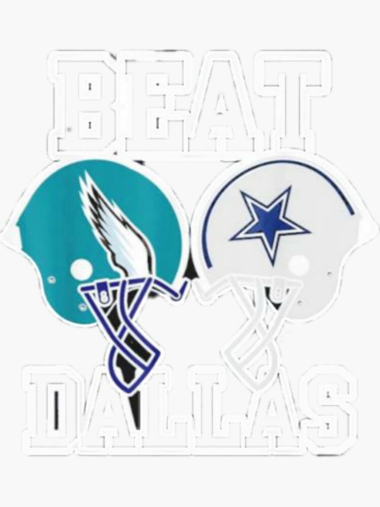 "Beat dallas " Sticker for Sale by XcarterZDS | Redbubble