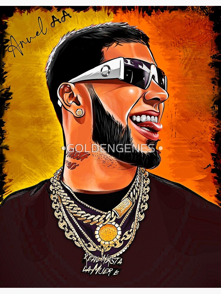 Anuel AA• Art " Photographic Print for Sale by EDGARTES | Redbubble