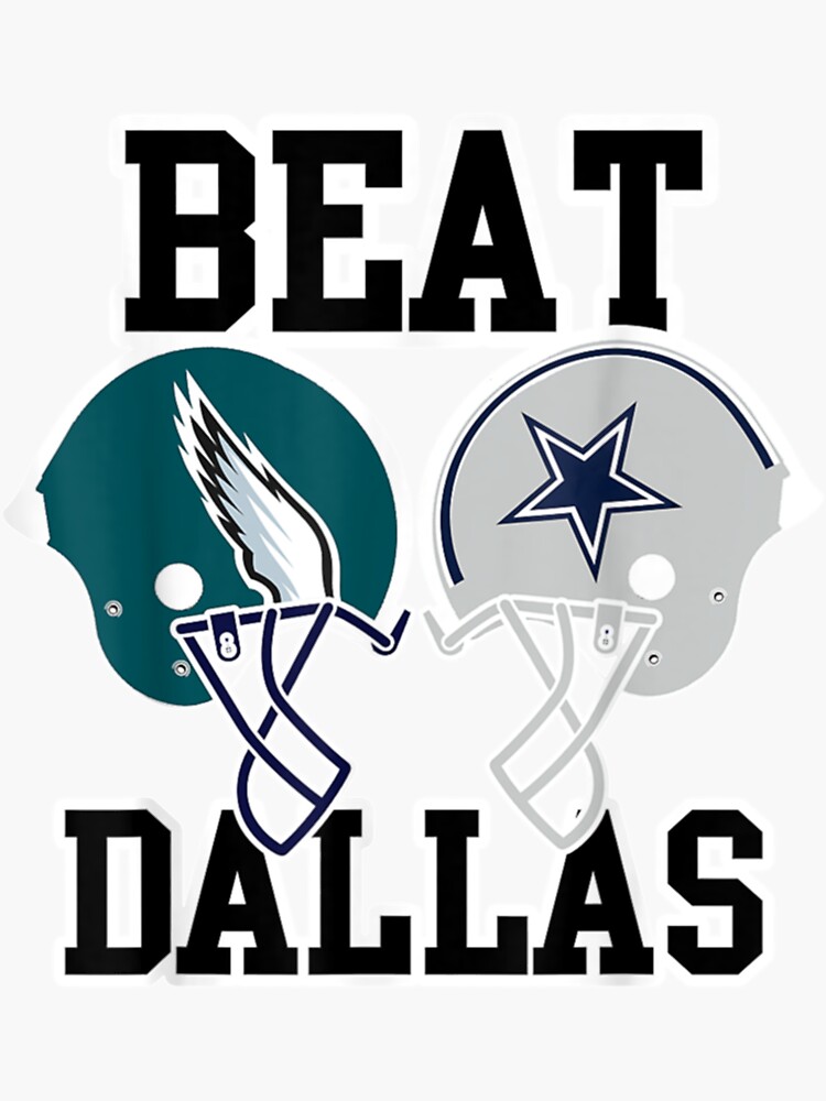 "beat dallas " Sticker for Sale by XcarterZDS | Redbubble