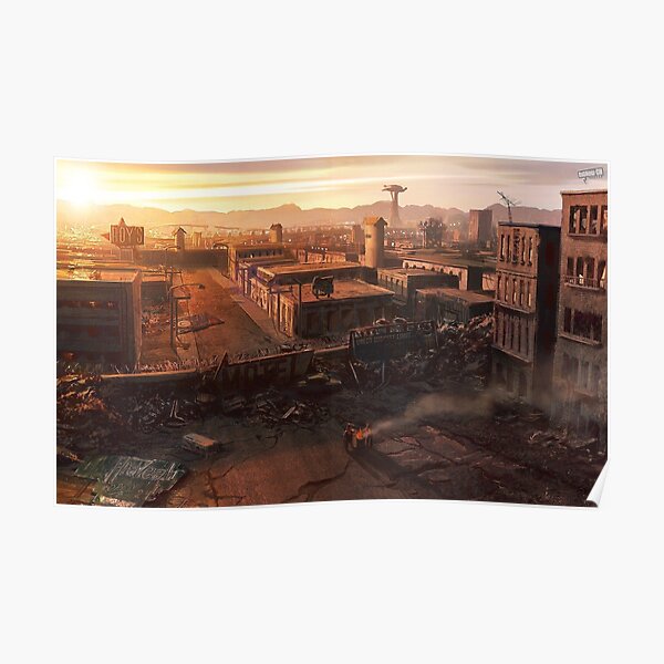 "Fallout Commonwealth" Poster for Sale by Vintage-Travler | Redbubble