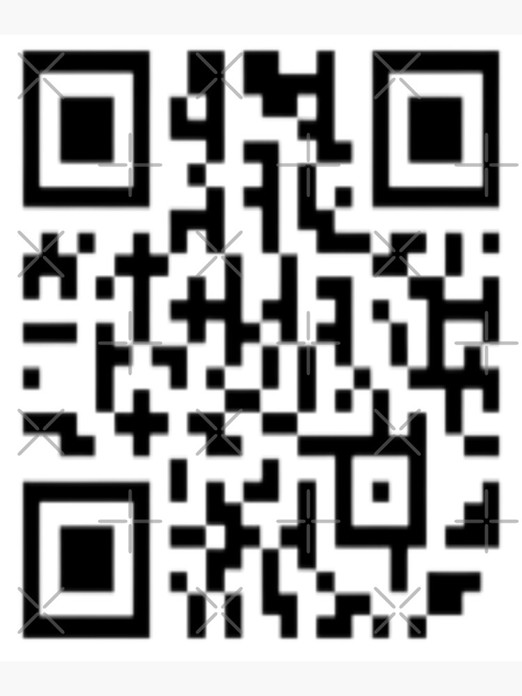 "Rickroll qr code" Poster for Sale by T-shirtstore1 | Redbubble
