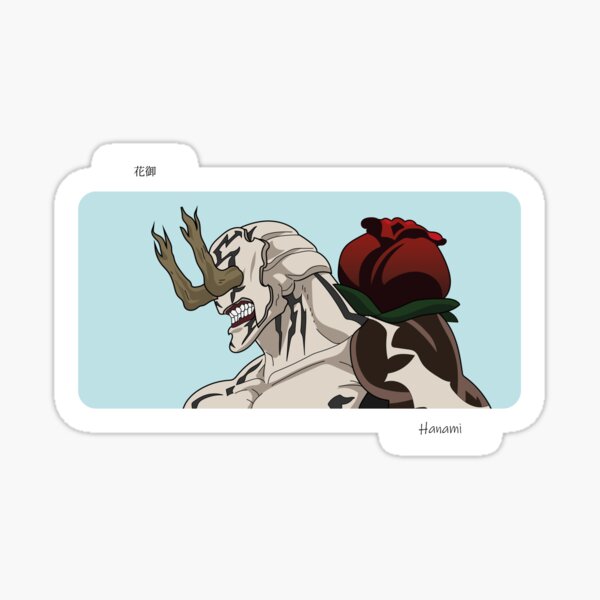 "Hanami Jujutsu Kaisen CloseUp" Sticker for Sale by spykerGM | Redbubble