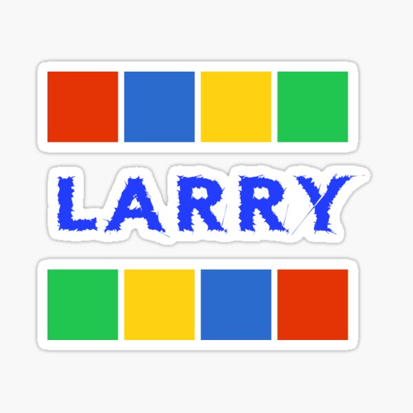 "Larry" Sticker for Sale by Ishandeck | Redbubble