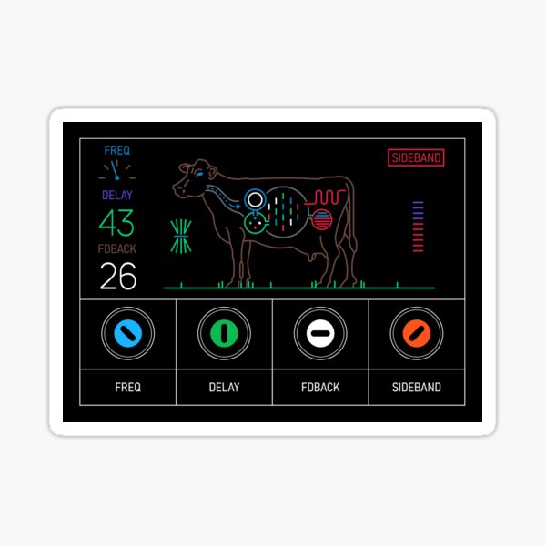 "OP-1 Synthesizer Screen: Delay" Sticker for Sale by AtomicMalibu ...