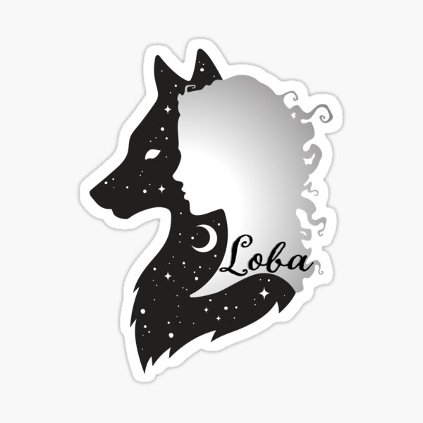 "Loba She Wolf" Sticker for Sale by platinumknuckle | Redbubble
