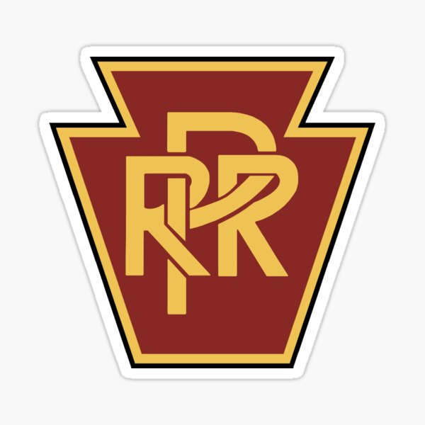 "Pennsylvania Railroad Keystone" Sticker for Sale by HeavyBadger ...