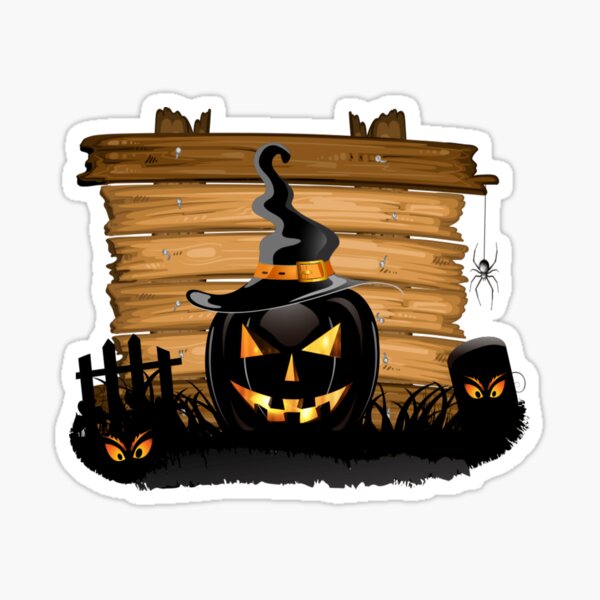 "Halloween" Sticker for Sale by EagleArtist12 | Redbubble