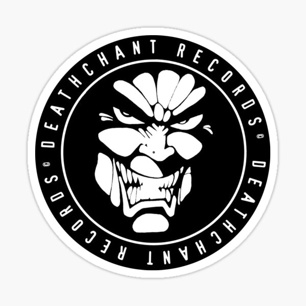 "DEATHCHANT" Sticker for Sale by Olympus88 | Redbubble