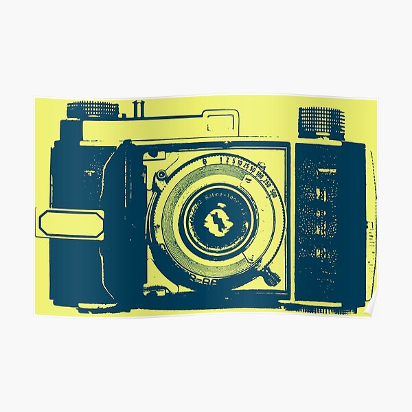 "Vintage Camera Illustration" Poster for Sale by Spindriftmerch | Redbubble