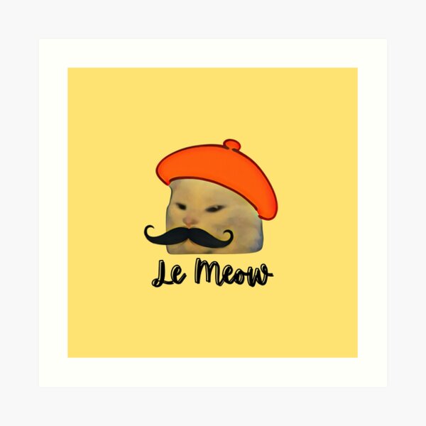 "Le Meow, French Cat, a French Cat, The French Cat, French Smudge Cat ...