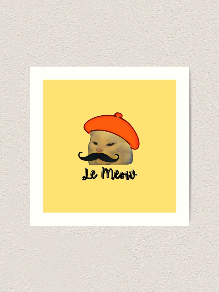 "Le Meow, French Cat, a French Cat, The French Cat, French Smudge Cat ...
