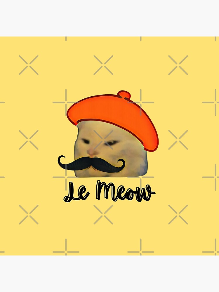 "Le Meow, French Cat, a French Cat, The French Cat, French Smudge Cat ...
