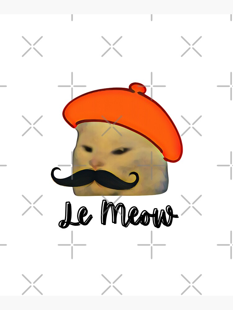 "Le Meow, French Cat, a French Cat, The French Cat, French Smudge Cat ...