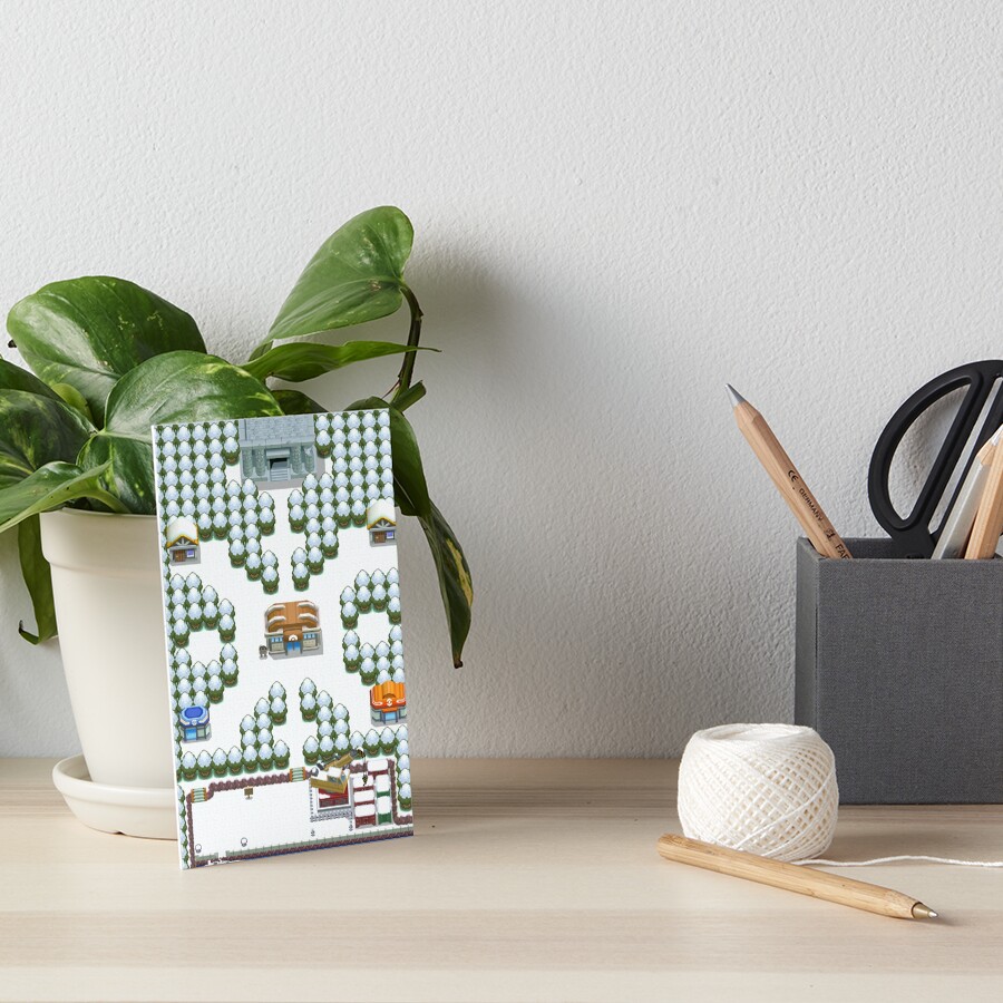 "Snowpoint City Map" Art Board Print for Sale by Biochao | Redbubble