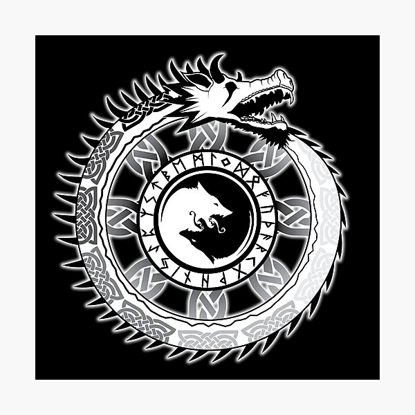 "Jormungandr /// Fenrir (Variant II)" Photographic Print for Sale by ...