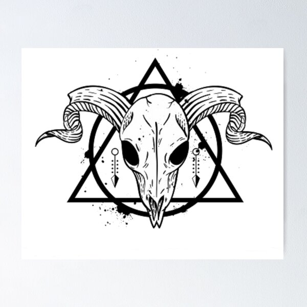 "The Devils work" Poster for Sale by Cursed-Creative | Redbubble