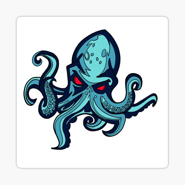 "Kraken" Sticker for Sale by jardakelley | Redbubble