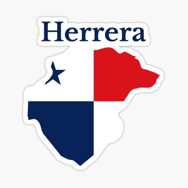 "Herrera Province Map Design, Panama." Sticker for Sale by marosharaf ...