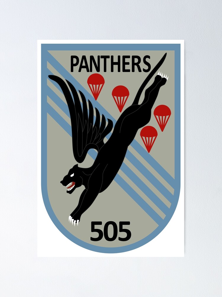 "505th Panthers" Poster by jcmeyer | Redbubble