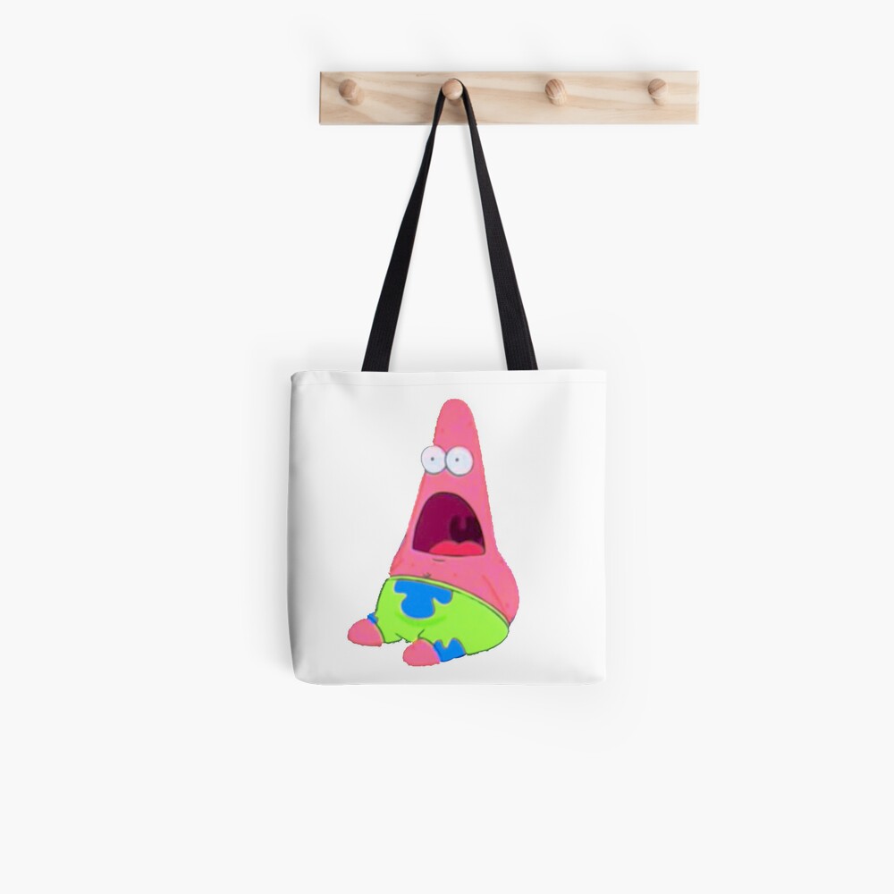 "patrick star jaw dropped meme" Tote Bag by aschultz4 | Redbubble