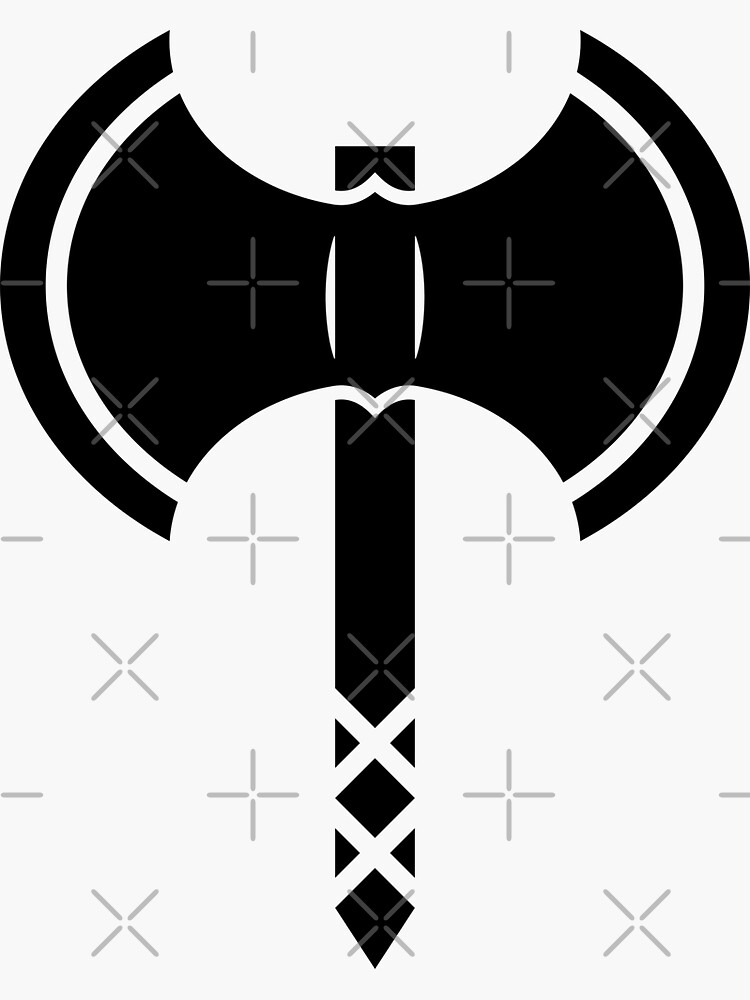 "Lesbian Labrys Stylized Symbol" Sticker for Sale by SapphicReality ...
