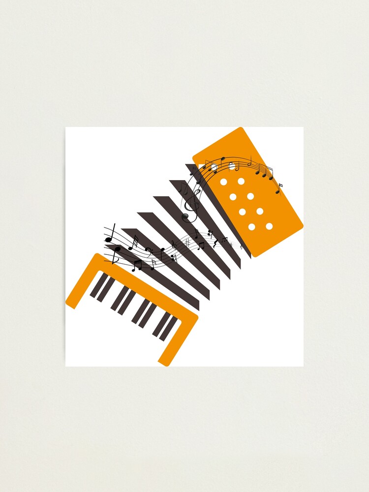 Lámina fotográfica «Divertido Acordeón, Bandera Mexicana Acordeón Aéreo ...