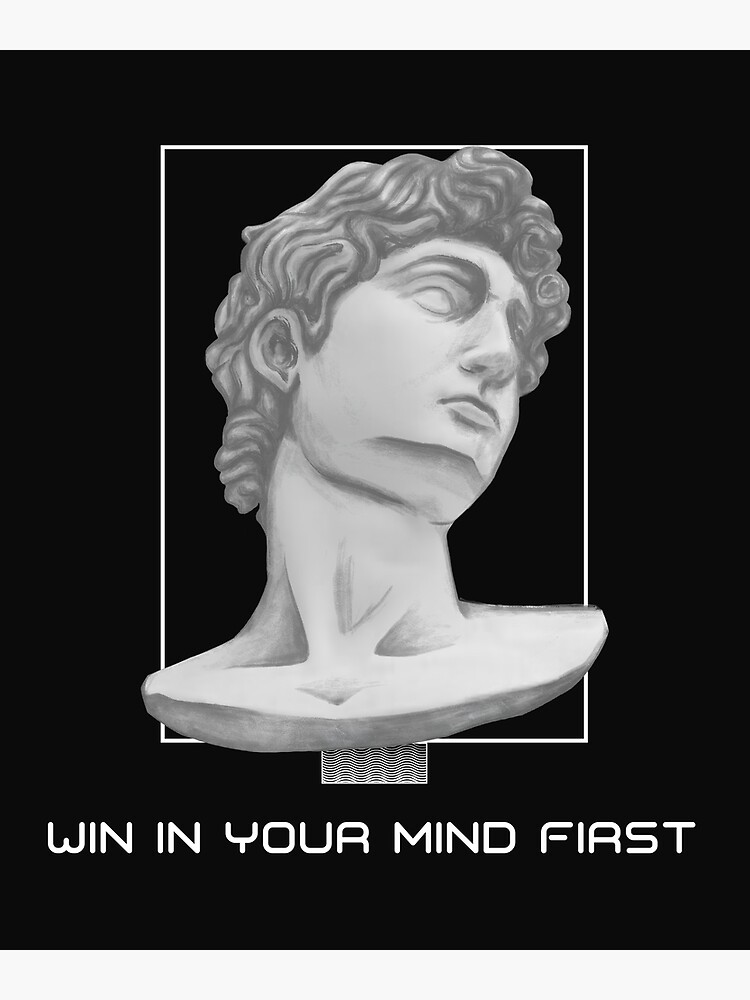 "Win In Your Mind First" Poster for Sale by Mysmartworld | Redbubble