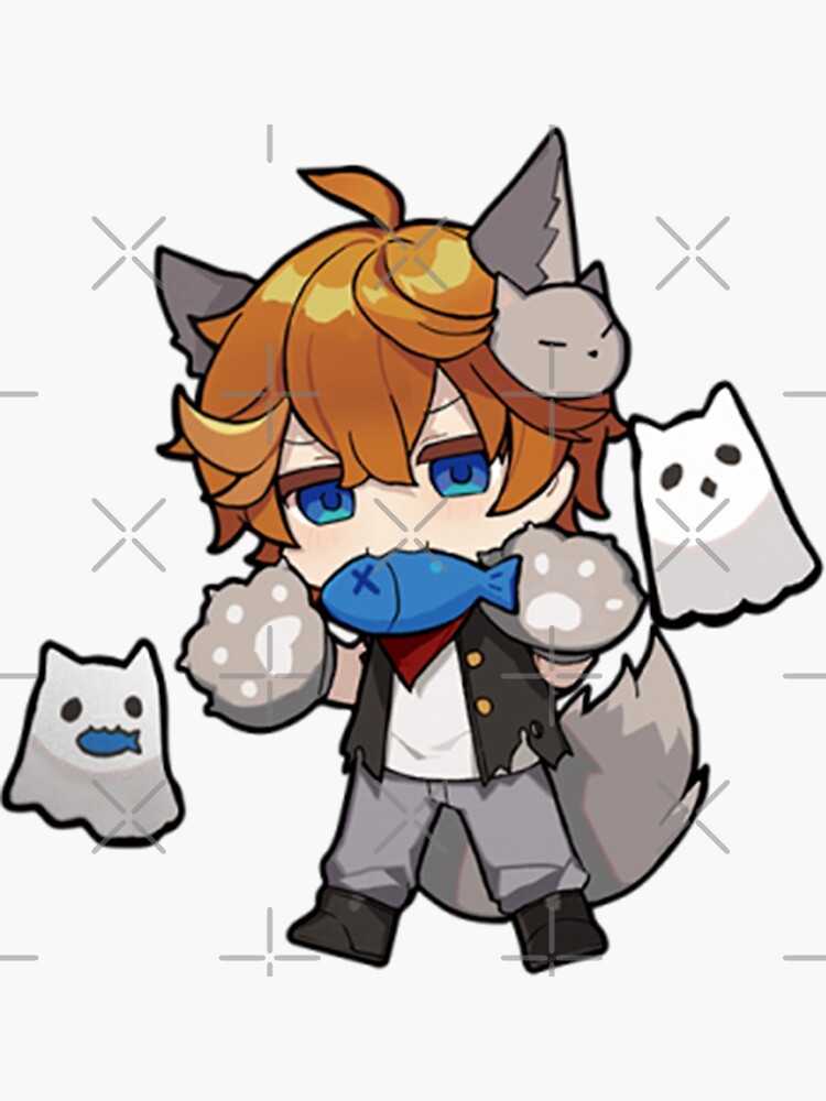 "Childe (Halloween ver.) - Genshin Impact" Sticker for Sale by ...