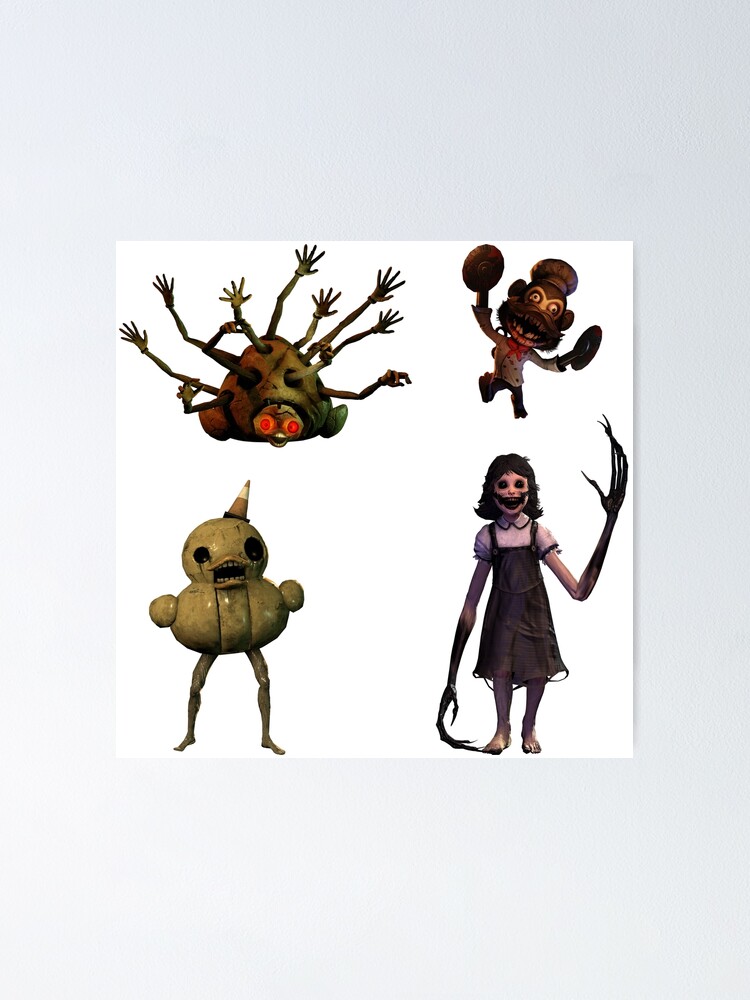 "Dark Deception Characters" Poster for Sale by HBH-Store | Redbubble