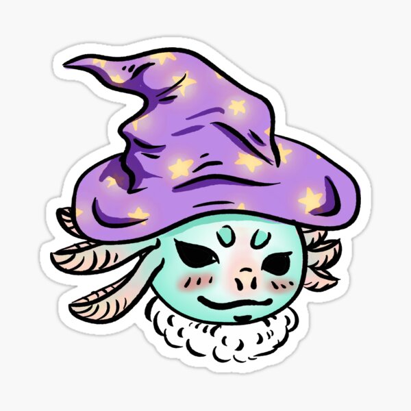"Wizard " Sticker for Sale by BadOmens | Redbubble