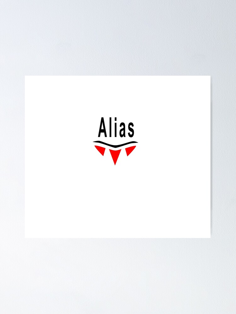 "Alias logo" Poster for Sale by oovli | Redbubble