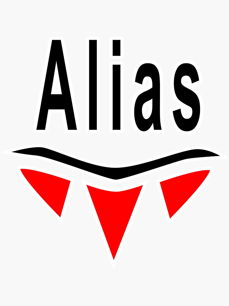 "Alias logo" Sticker for Sale by oovli | Redbubble