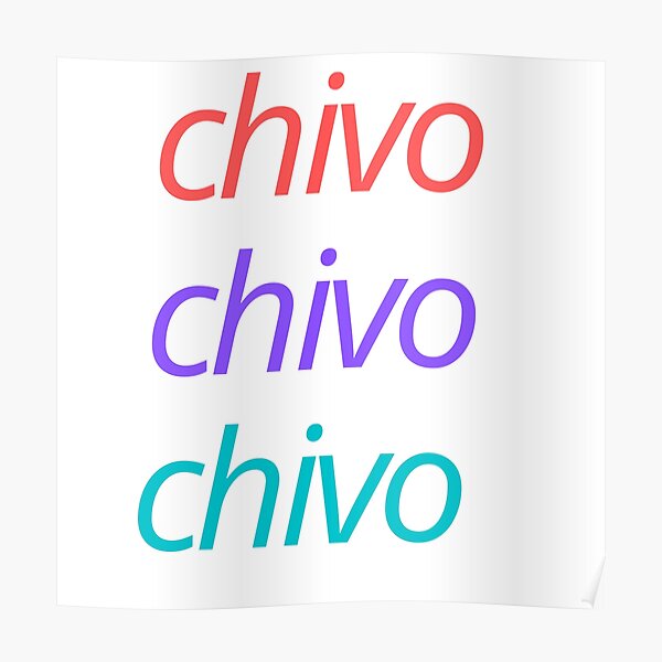 "chivo name - on my block " Poster by JBunnies37 | Redbubble