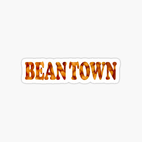 "Beantown" Sticker for Sale by DaganSays | Redbubble